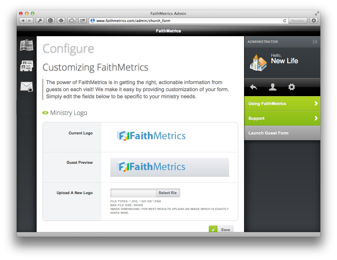 FaithMetrics - Church Guest Check-in and Admin System - iPad, iPhone ...